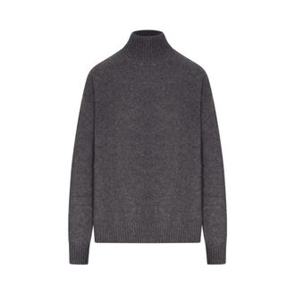 Max Mara Smmnocino Rollkragenpullover - - Knitwear - Damen - Grau - M