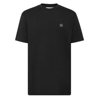 Philipp Plein T-Shirt Rundhals Gothic Plein - - Tops - Herren - Schwarzk - M