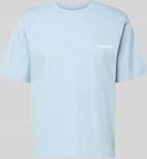 Review T-Shirt mit Logo und Rundhalsausschnitt