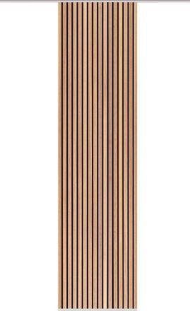 Home Wohnideen Schiebegardine PANILO, Seidenoptik, Blickdicht, 245x60 cm, Paneele, Farbe:braun, Größe:245 x 60 cm, Anzahl:1x