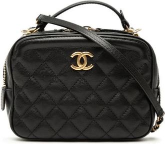 Chanel Pre-owned Cuir sacs-chanel - Femme - Pre-owned - Noir - Taille: ONE Size