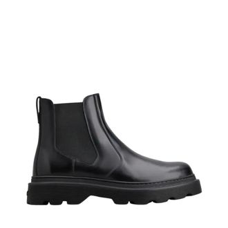 Tod's Homme, Chaussures, Noir, Taille: 40 EU Bottines Chelsea en cuir de veau