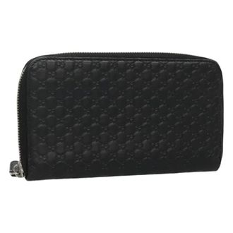 Gucci Pre-owned Cuir petite-maroquinerie - Femme - Pre-owned - Noir - Taille: ONE Size