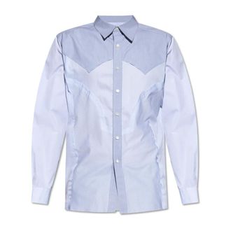 Maison Margiela Baumwollhemd - - Shirts - Herren - Blau - XL