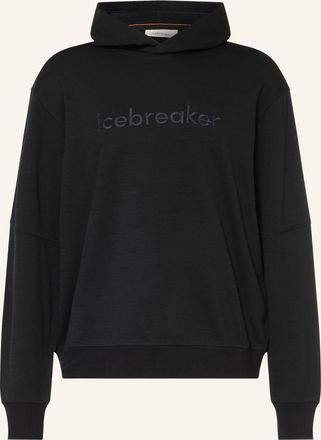 Icebreaker Hoodie 360 Realfleece Elemental Aus Merinowolle schwarz