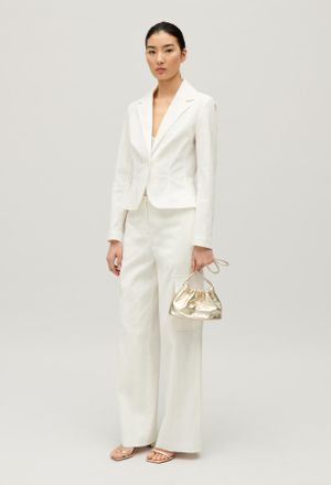 Claudie Pierlot Taillierter Blazer Wei&szlig;