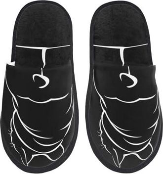 Generic Pantoufles DH&ocirc;tel Bouledogue Animal Unisexe Pantoufles En Coton Chaud Maison Slippers Pour Int&eacute;rieur Femmes Homme L