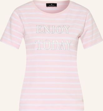 Monari Monari T-Shirt Mit Schmucksteinen rosa