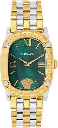 Versace Femme, Accessoires, Vert, Taille: ONE Size Analog Watch Ve1B00618