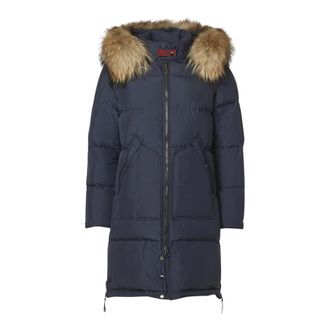 Danwear Marineblauer Echtpelzmantel 2010-500R - - Jackets - Damen - Blau - M