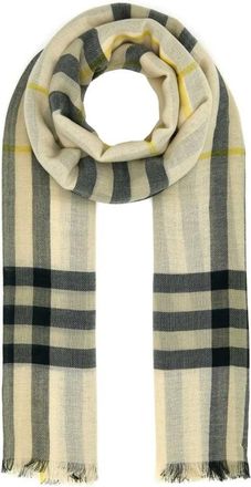 Burberry unisex, Accessoires, Multicolore, Taille: ONE Size &Eacute;charpe en laine brod&eacute;e