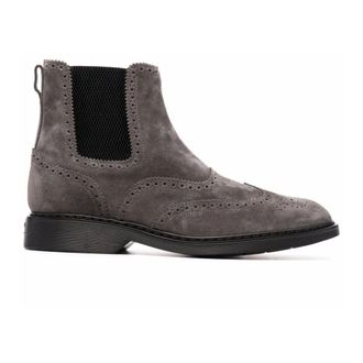 Hogan Homme, Chaussures, Gris, Taille: 41 EU H576 Chelsea Boot