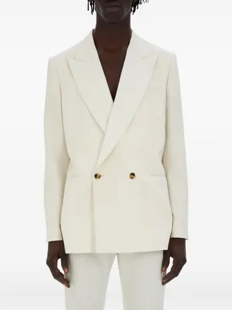 Amiri blazer MA Quad &agrave; boutonni&egrave;re crois&eacute;e - Blanc