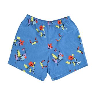 Obey Blaue Multi-Digitaldruck Herrenshorts - - Shorts - Herren - Blau - L