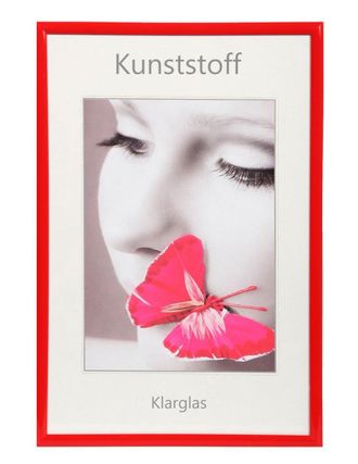 Ideal Dokument Bilderrahmen 21x29,7 DIN A4 Urkunde Meisterbrief Zeugniss Zertifikate: Farbe: Rot o. Aufsteller Glas