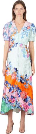 Saloni Femme, Robes, Multicolore, Taille: 42 FR Lea Long Dress