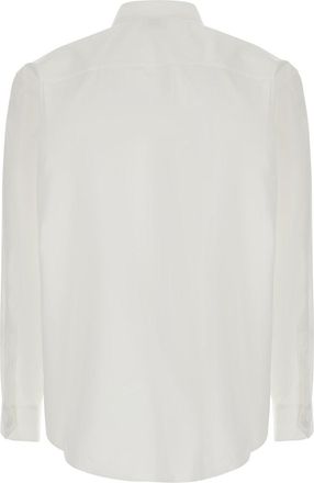 Saint Laurent Cotton Button-Up Shirt - White