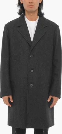 Neil Barrett Einreihiger Slim-Fit-Mantel aus Wollmischung Neil Barrett
