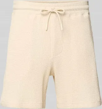 Shiwi Straight Fit Badeshorts mit Strukturmuster Modell Ocsar