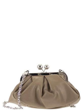 Max Mara Clutches - Prati - Leather Pastry Bag - Gr. unisize - in Beige - f&uuml;r Damen