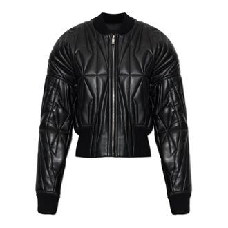 Rick Owens Geocamo Cropped Quilted Bomberjacke - - Jackets - Damen - Schwarzk - S