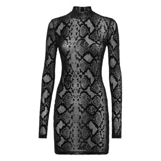 Philipp Plein Damen, Kleider, Schwarzk, XLGr&ouml;&szlig;e