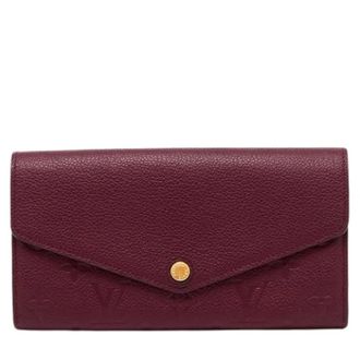 Louis Vuitton Pre-owned Leder Portemonnaie - - Pre-owned - Damen - Rot - ONE SIZE