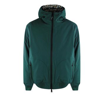 Aquascutum Active - J&auml;gergr&uuml;ne Jacke Mit Kapuze