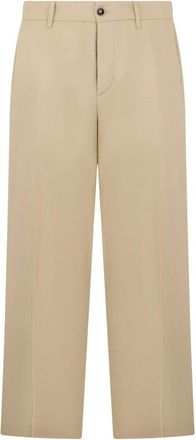 Nine In The Morning Homme, Pantalons, Beige, Taille: M Pantalon ample en lin