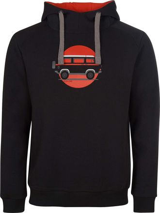 ELKLINE Herren Hoodie Team Player VW Bulli Print 1031093, Farbe:schwarz, Größe:S