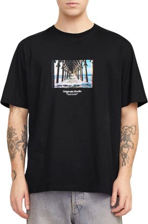 Jack & Jones Jorvesterbro Picture Tee Ss Crew Neck Sn