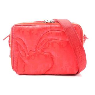 Dior unisex, Pre-owned, Rouge, Taille: ONE Size Pre-owned Sac bandouli&egrave;re en nylon et cuir rouge