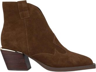 Alma En Pena Alma EN Pena, Femme, Chaussures, Brun, Taille: 39 EU Bottine à ouverture frontale