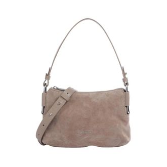 Coccinelle Mini sac Rebekka en daim - Femme - Sacs - Beige - Taille: ONE Size
