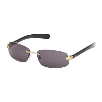 adidas Homme, Accessoires, Noir, Taille: 61 MM Lunettes de soleil rectangulaires