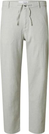 Selected Straight Leg Hose - - Trousers - Herren - Grau - XS