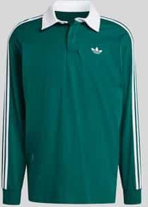 adidas Originals Relaxed Fit Rugbyshirt aus reiner Baumwolle
