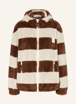 10 Days Teddyfell-Jacke blau
