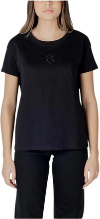A|X Armani Exchange Logo Detail T-Shirt - - Tops - Damen - Schwarzk - S