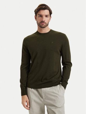 Calvin Klein Pullover LV04LB305G Khakifarben Regular Fit