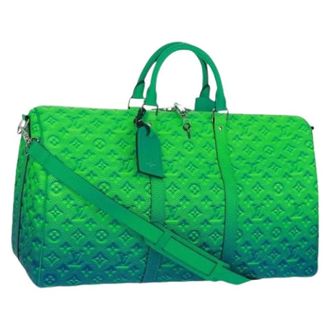 Louis Vuitton Pre-owned Weekend Bag - Femme - Pre-owned - Vert - Taille: ONE Size