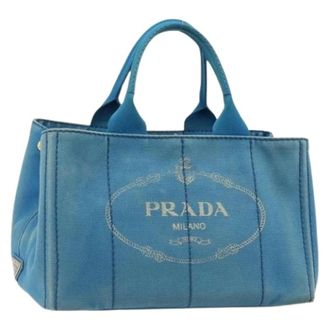 Prada Pre-owned Vintage Tote Bag - Femme - Pre-owned - Bleu - Taille: ONE Size