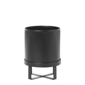 Ferm Living Pot de fleurs Bau - Noir - Acier galvanisé - Designer Herman Studio