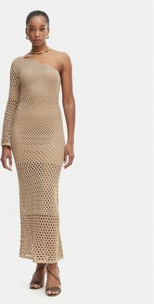 Simona Corsellini Strandkleid P26CPABO0101 Hellbeige Regular Fit