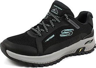 Skechers Femme 180081 Bkaq Trekking Low Cut, Bordure Noire en Maille thermofusible Noire, 36 EU