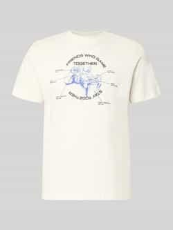 Blend Regular Fit T-Shirt mit Motiv-Print Modell Klements