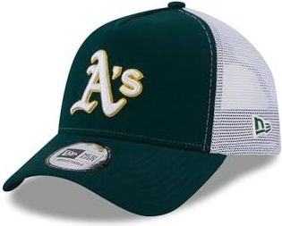 New Era Fanartikel verstellbar geboegner Schrim Oakland Athletics Baseball MLB Gr&uuml;n Trucker Cap verstellbar - One-Size