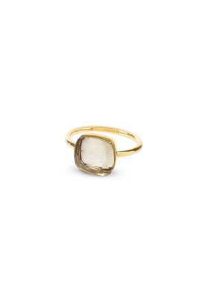 Amadeus Damen vegan Ring Sophia Prasiolith Gold