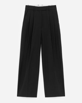 Arket Elegante Weite Hose -Schwarz