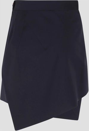 Vivienne Westwood Femme, Jupes, Bleu, Taille: 36 FR Mini Jupe Infinity